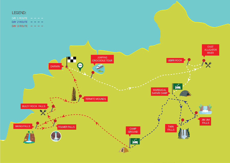 3 Days Kakadu and Litchfield Tour (Dry Season) $800