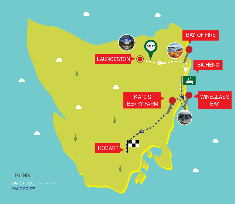 2 Days Tasmania Tour with Wineglass Bay $299
